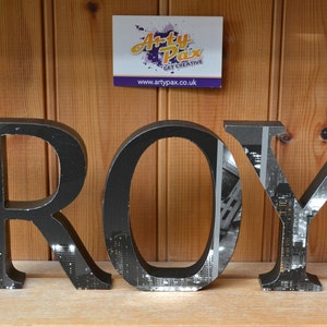 Personalised Wooden New York Cityscape Themed Letters Any Name/word ...