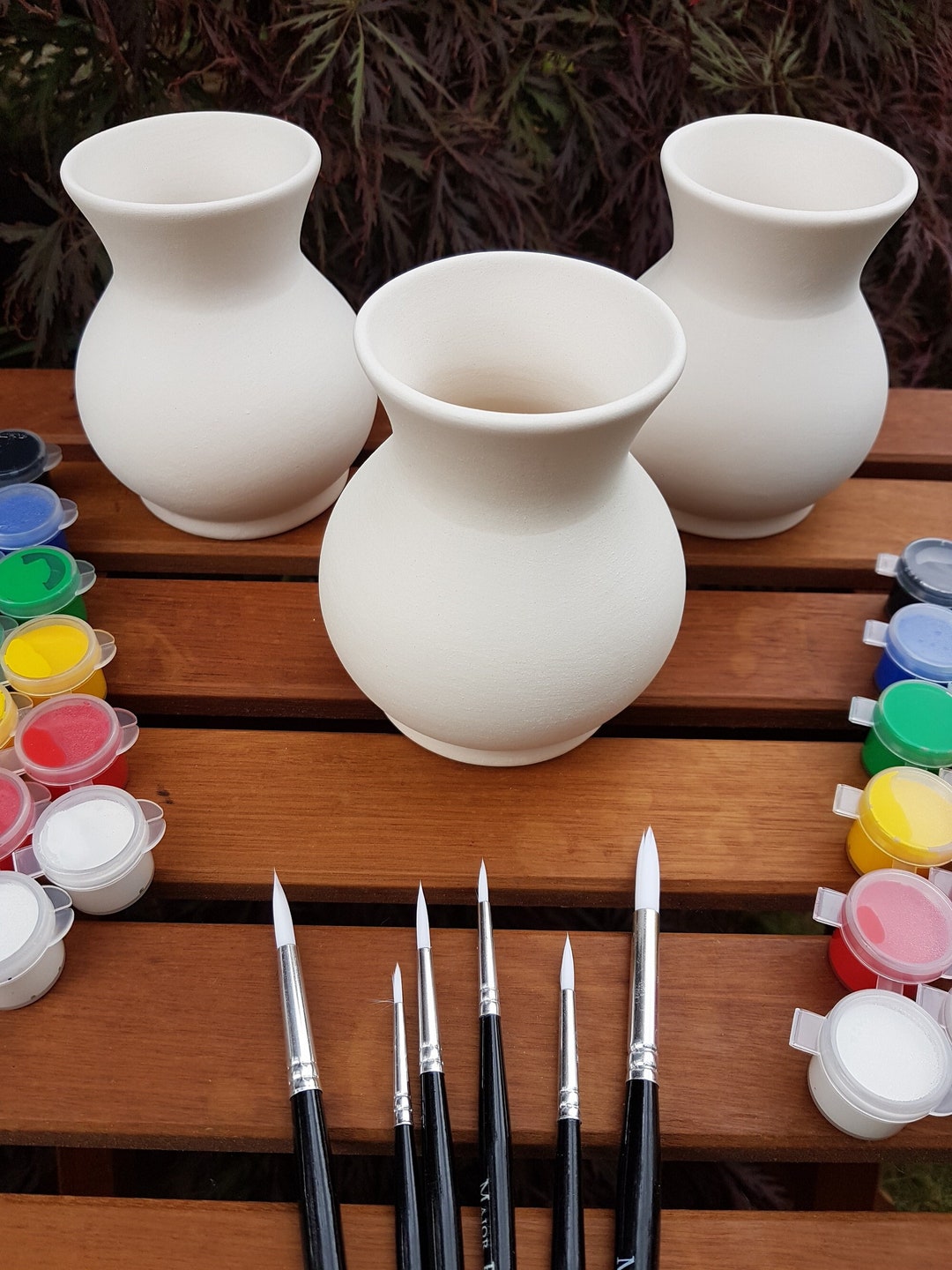 Ceramic Vase Pottery Painting Party Kit, Painting Party Kit for Adults ...