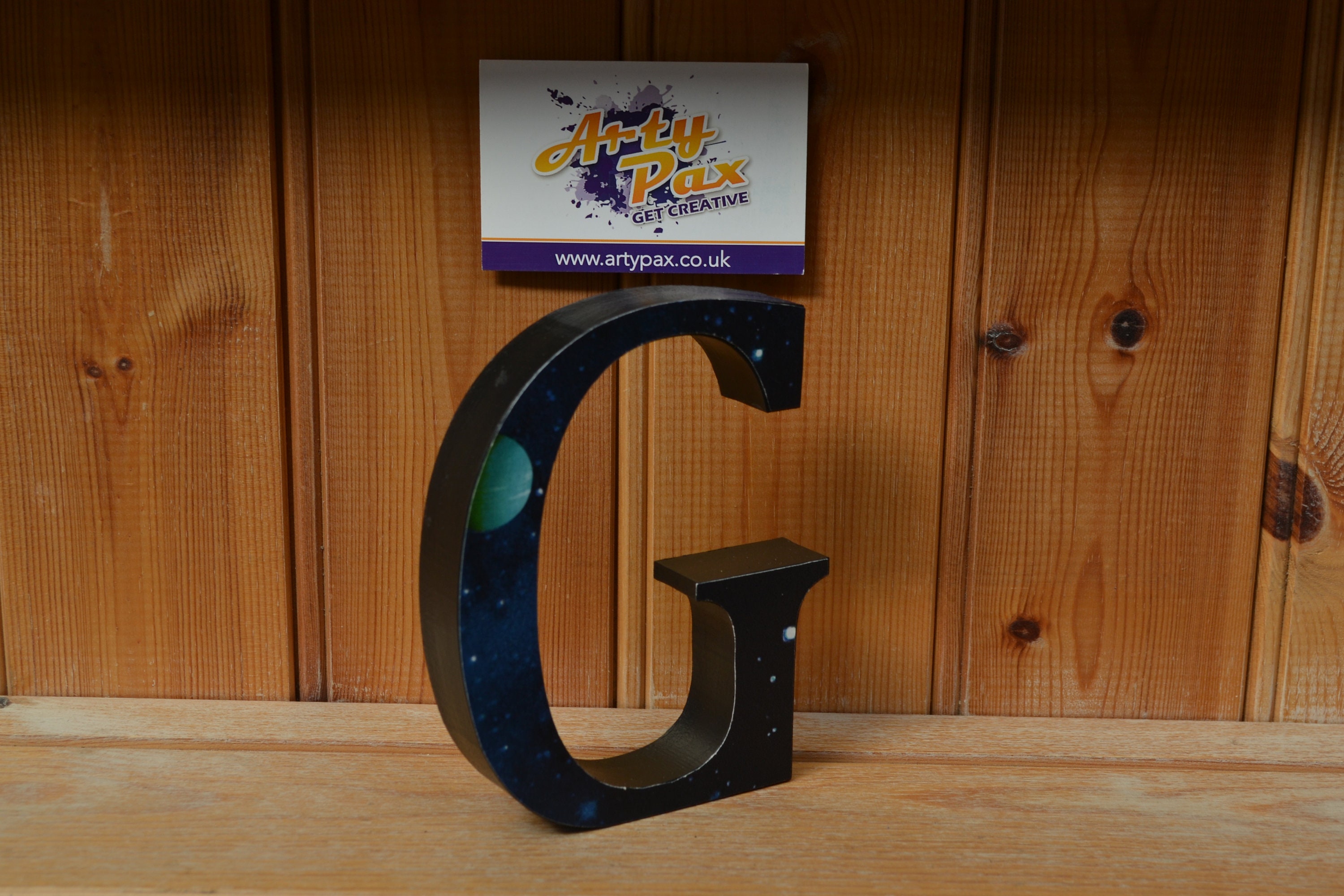 Personalised Wooden Letters Outer Space Themed, Custom Name Sign, Any ...