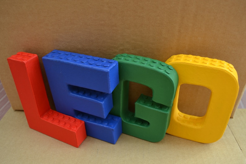 Personalised Lego Name Letters Room Decoration Wall Sign Boys | Etsy UK