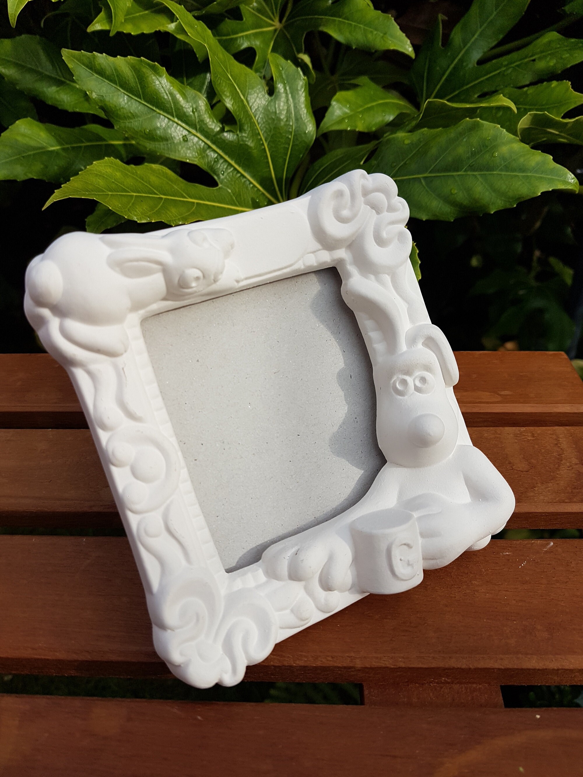 Paint Your Own Ceramic Gromit Photo Frame Kit Officially - Etsy UK