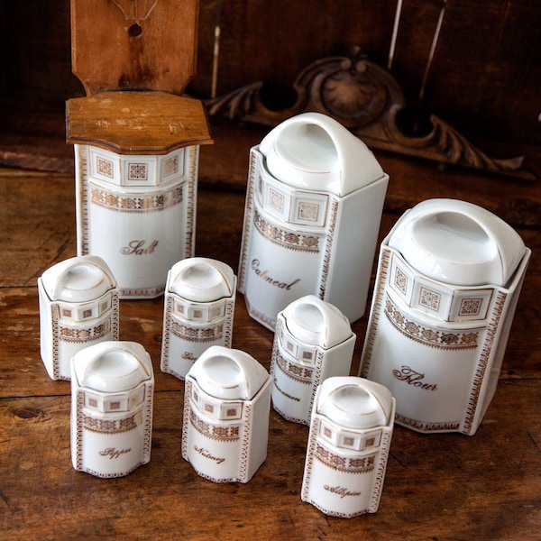 Vintage Canister Set - Etsy