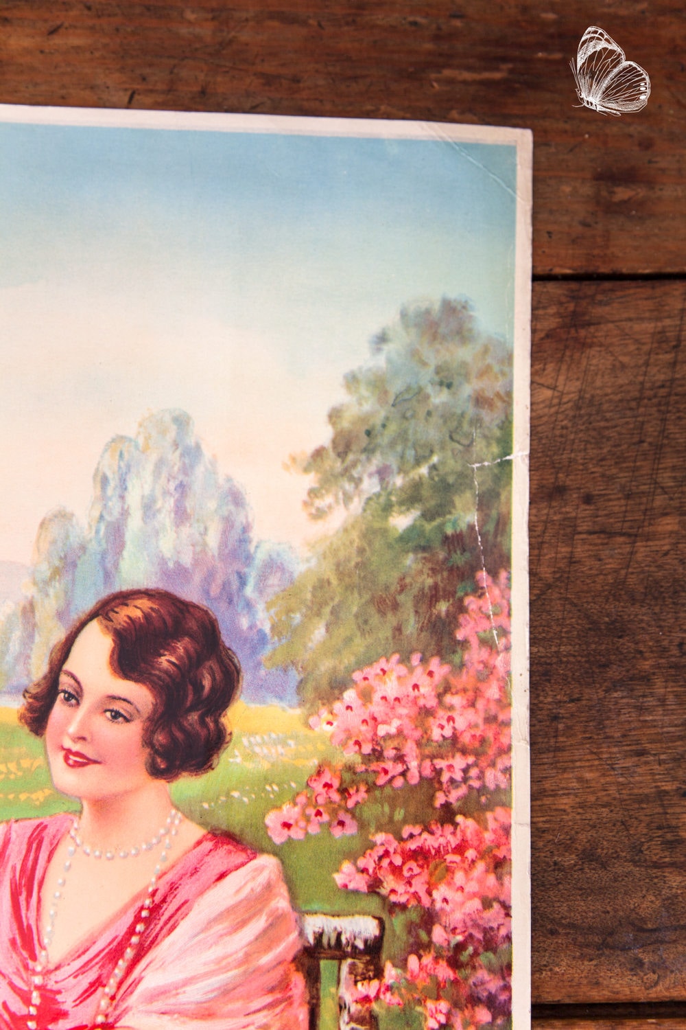 SALE 1920s Color Print Lithography Very Pretty Color - Etsy