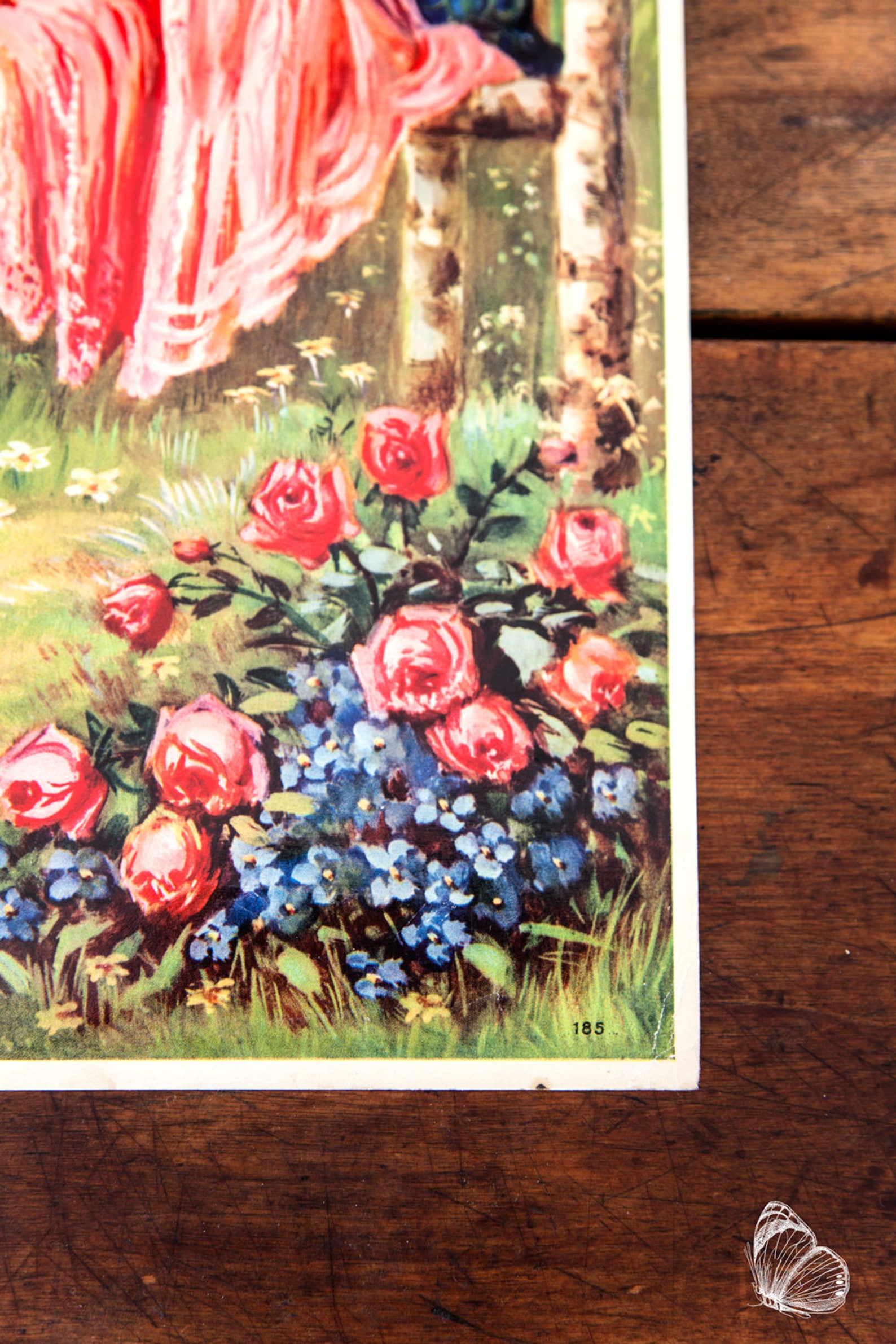 SALE 1920s Color Print Lithography Very Pretty Color - Etsy