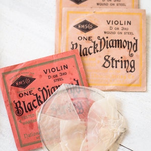Vintage National Musical String Set – Mandolin & Violin Strings, 1940s ...