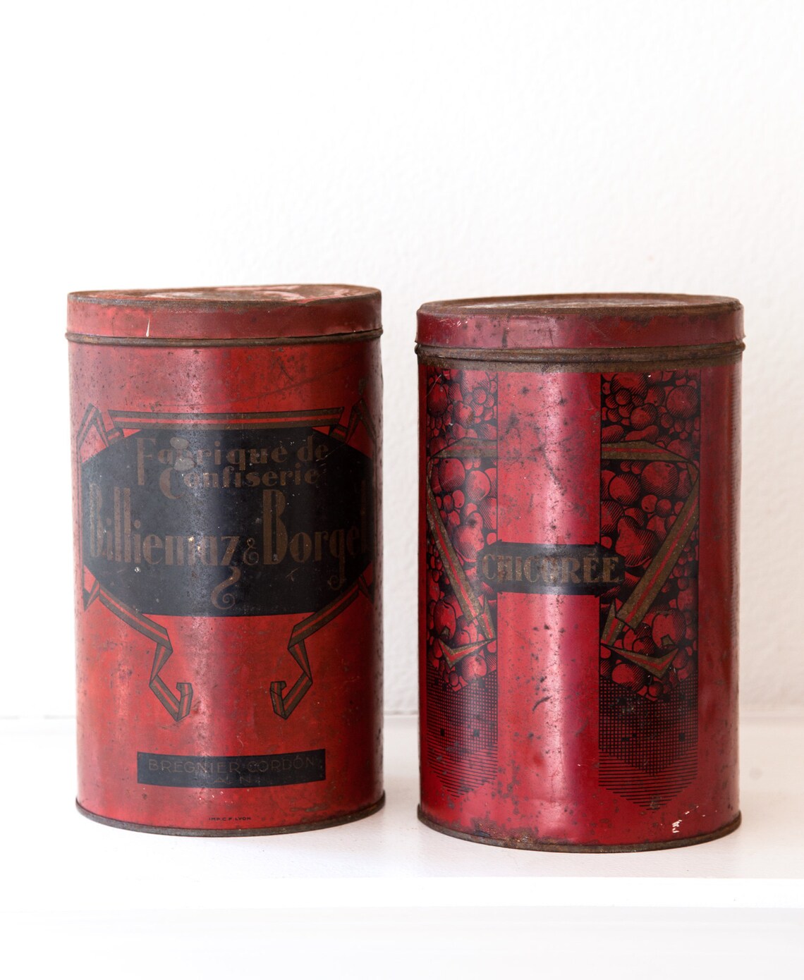 1950s French Kitchen Tin Canisters – Cottagecore Rustic Decor - Etsy
