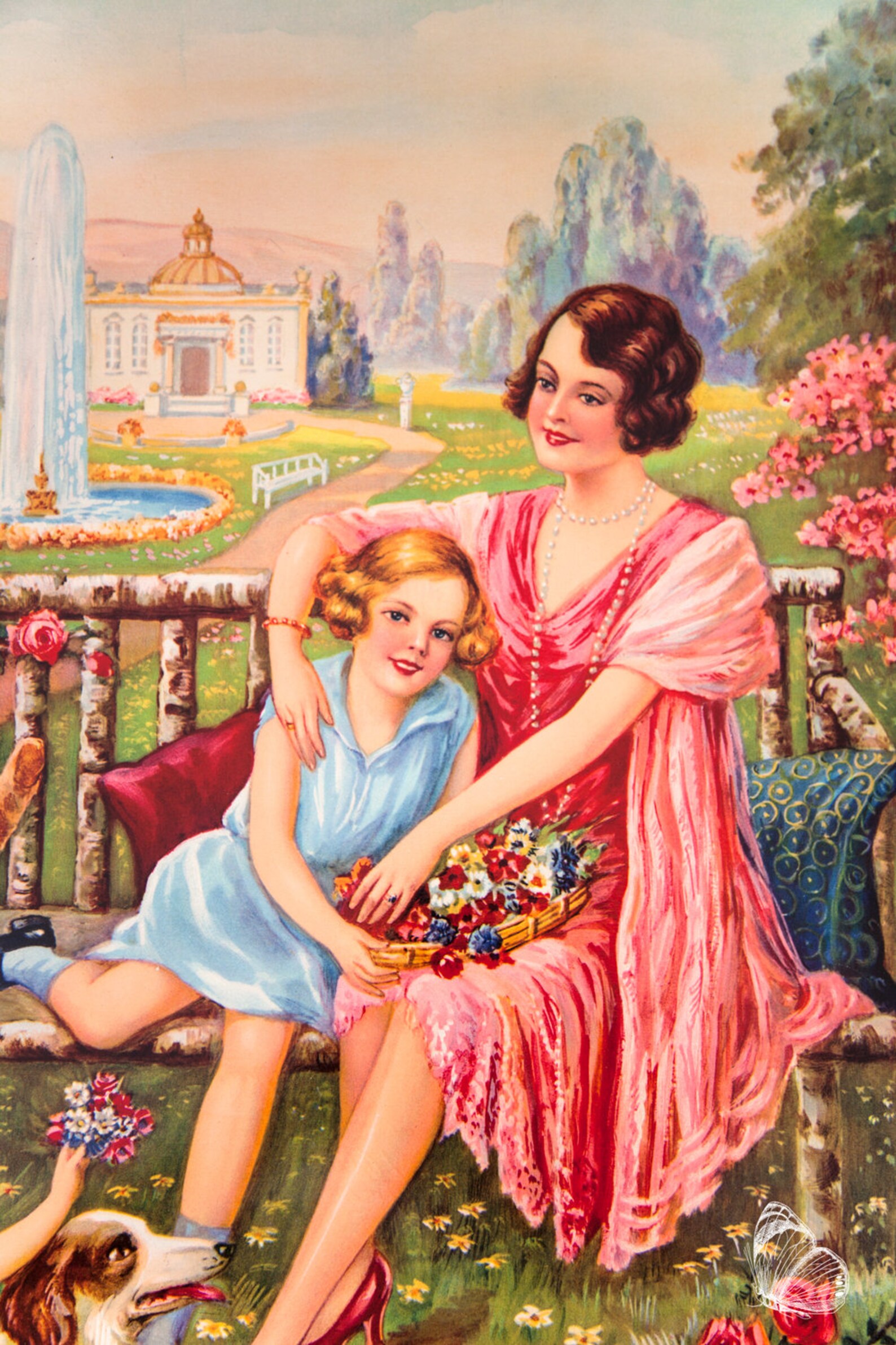 SALE 1920s Color Print Lithography Very Pretty Color - Etsy