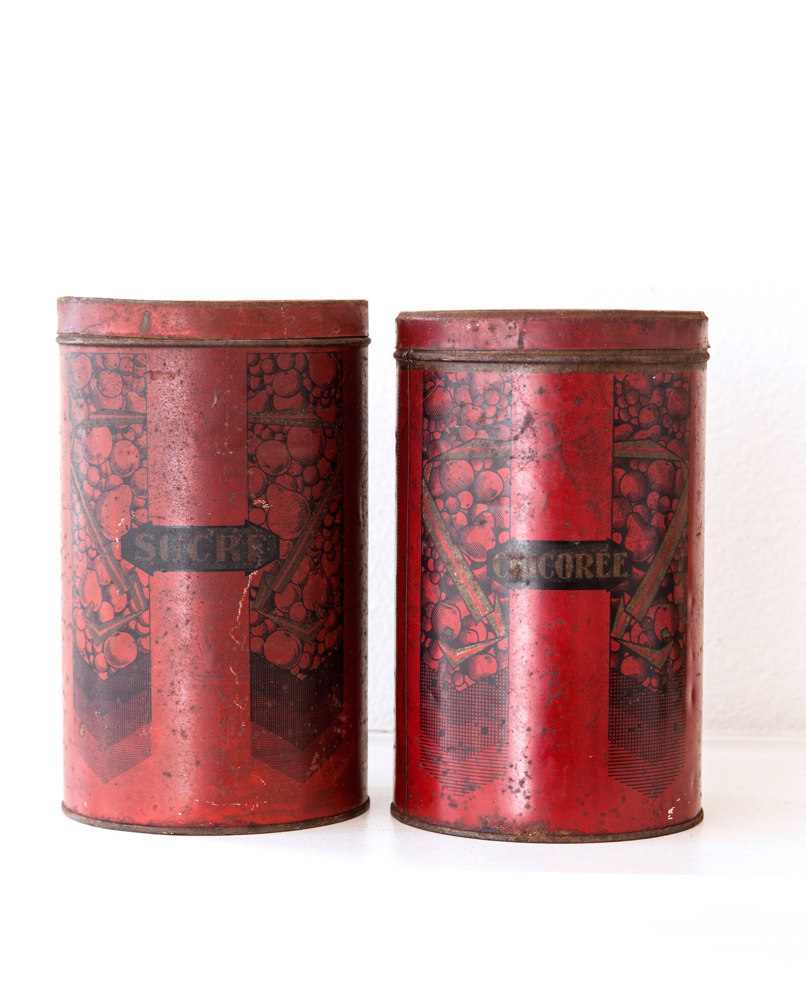1950s French Kitchen Tin Canisters – Cottagecore Rustic Decor - Etsy