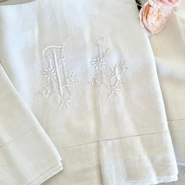 Monogrammed King Bedding - Etsy