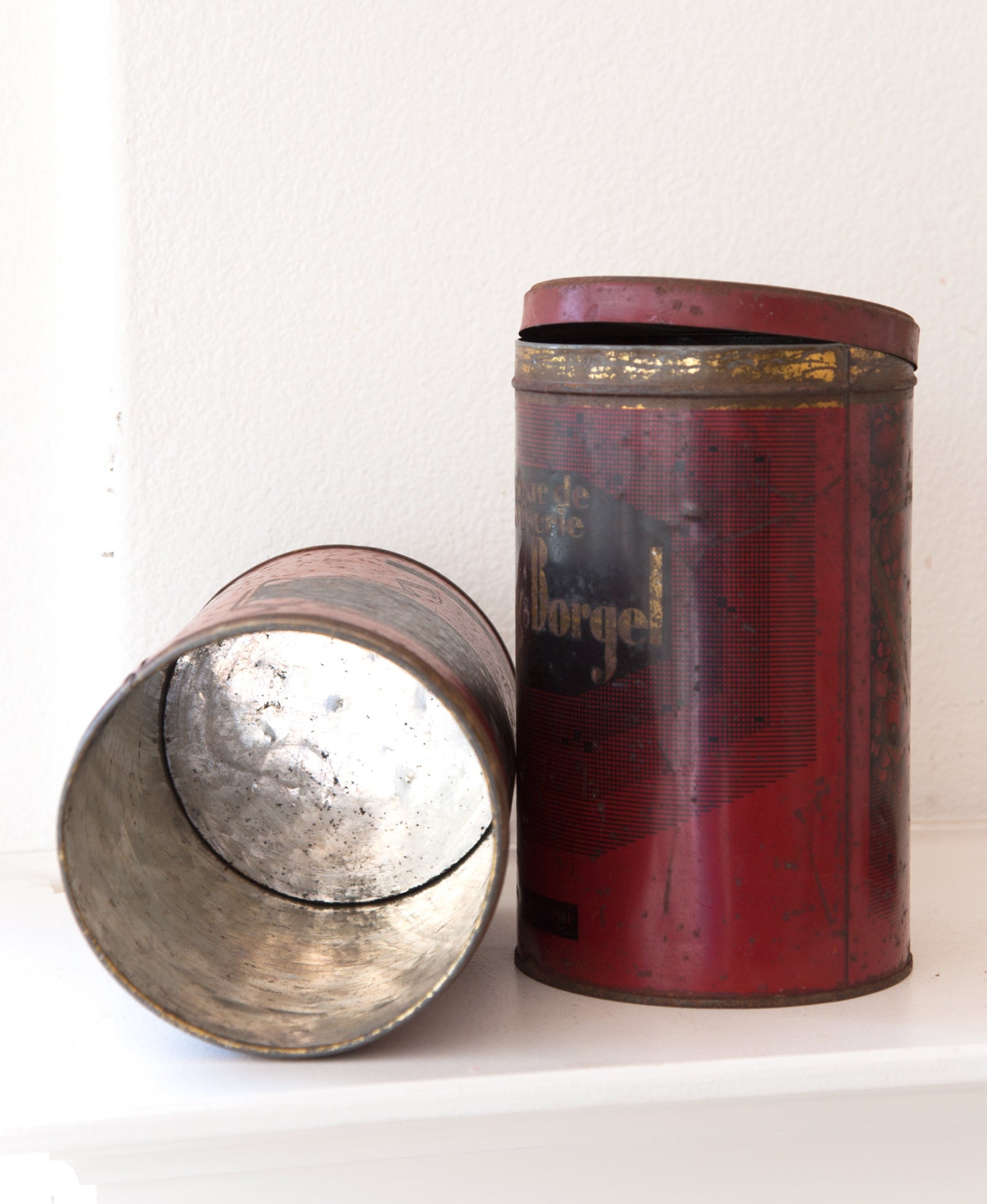 1950s French Kitchen Tin Canisters – Cottagecore Rustic Decor - Etsy