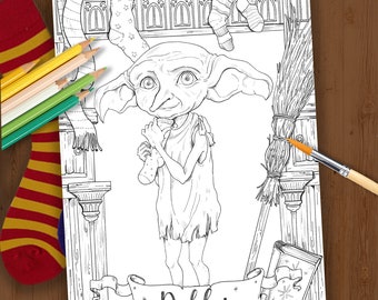 Winter Solstice Dragon Coloring Page Woodland Animal | Etsy