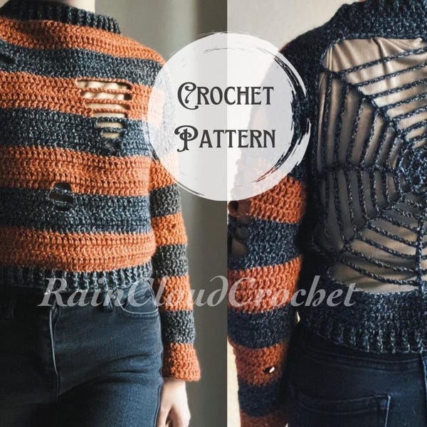 Spider Web Sweater - Etsy