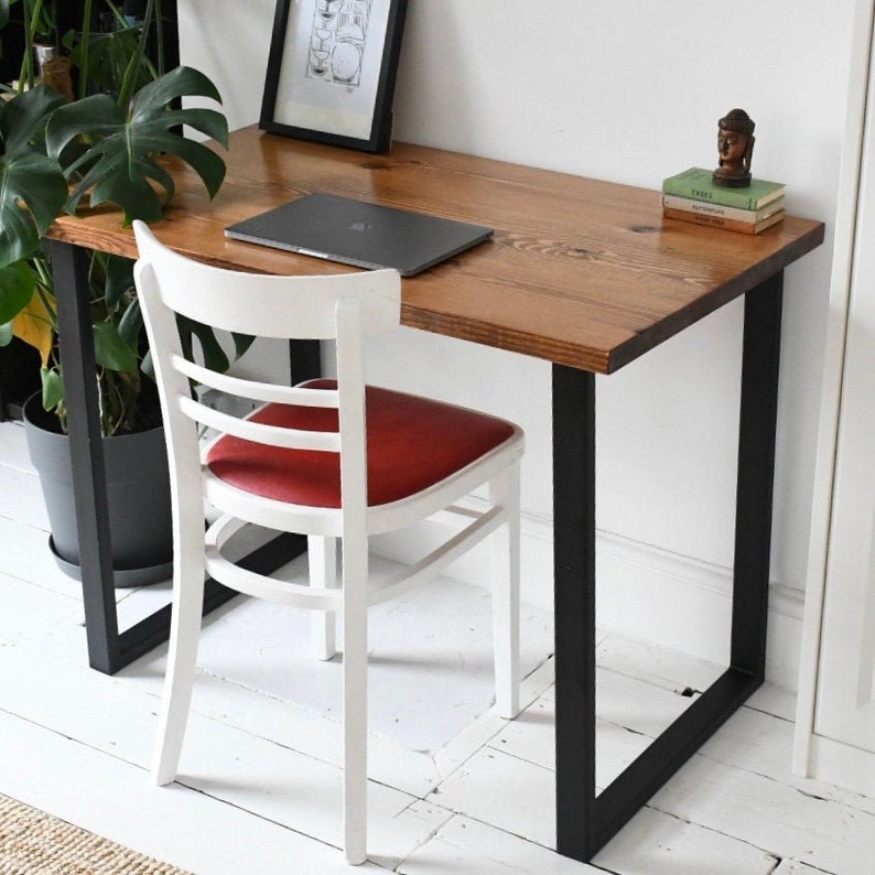 SIMON Solid Wood Desk / Dining Table Handmade Bespoke Custom - Etsy