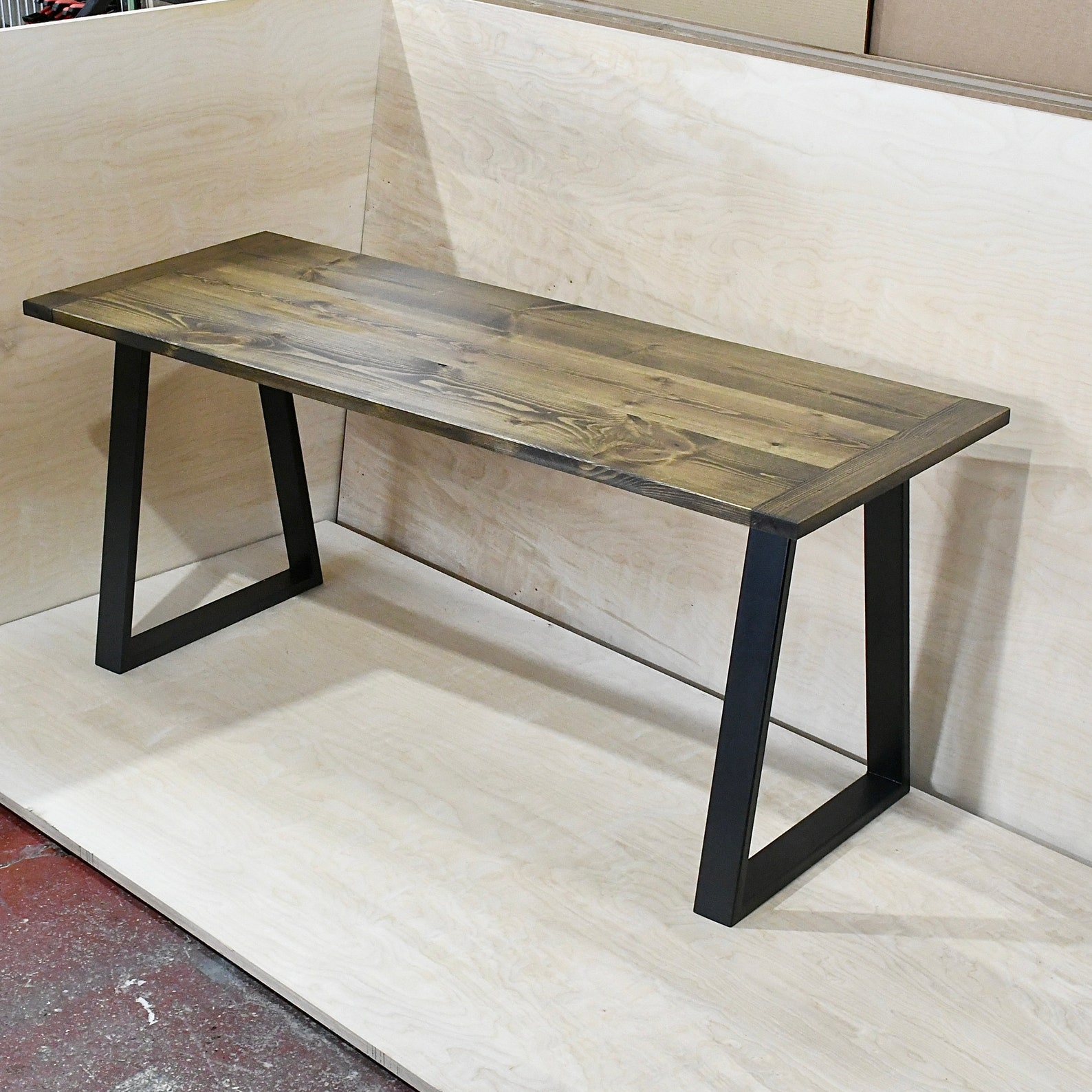 SIMON Solid Wood Desk / Dining Table Handmade Bespoke Custom - Etsy