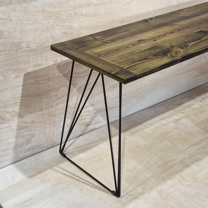 SIMON Solid Wood Desk / Dining Table Handmade Bespoke Custom - Etsy