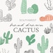 Cactus Clip Art - Hand Drawn Southwest Desert Doodle Set - Etsy