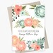 Printable Mothers Day Card Floral Mother's Day Card Printable Card ...