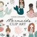 Mermaids Clip Art Set - Hand-drawn Ocean Illustrations, Kids Mermaid ...