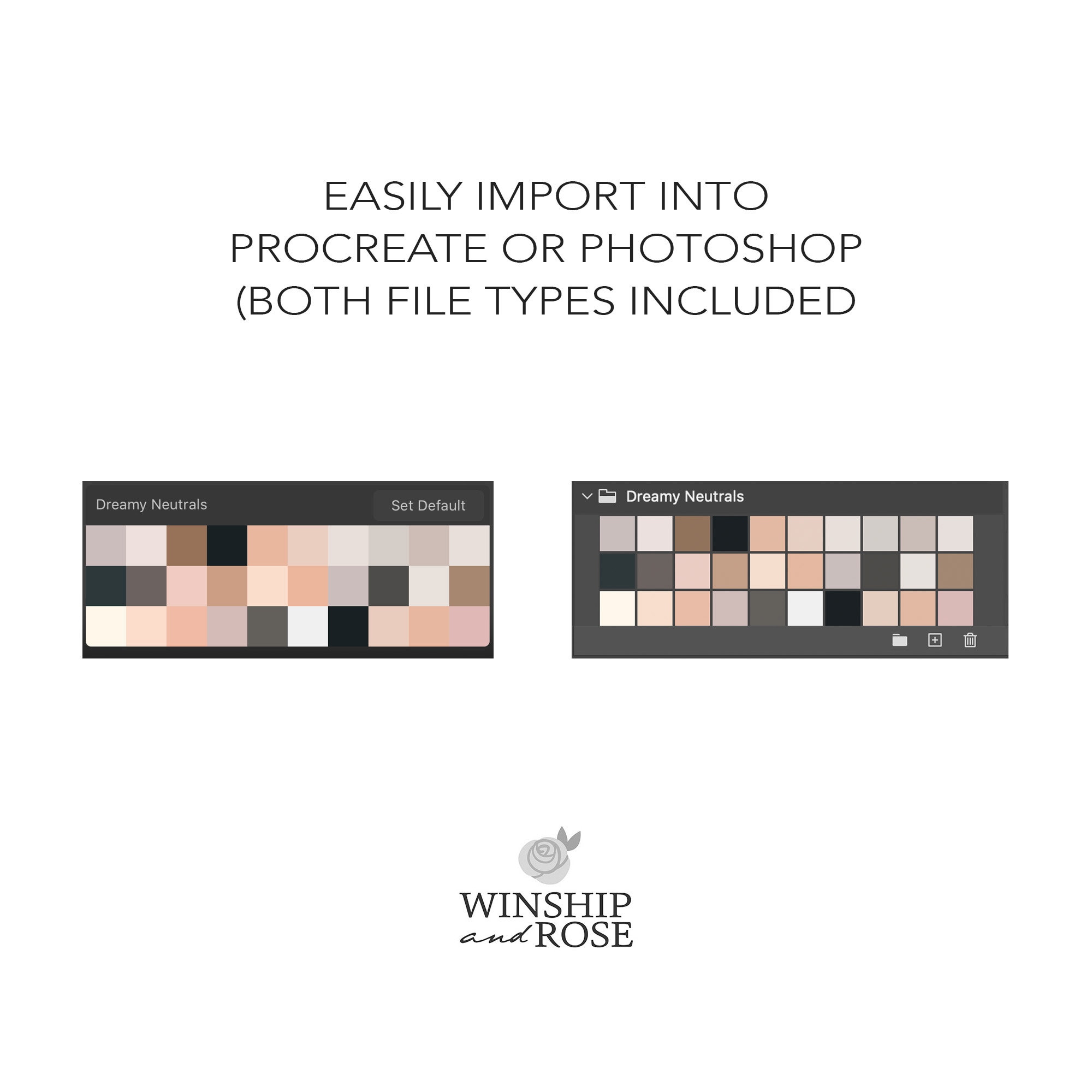 Procreate Color Palette | Color Swatches | Procreate Tools | iPad Tools ...