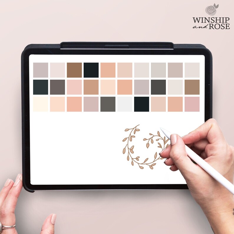 Procreate Color Palette Color Swatches Procreate Tools | Etsy