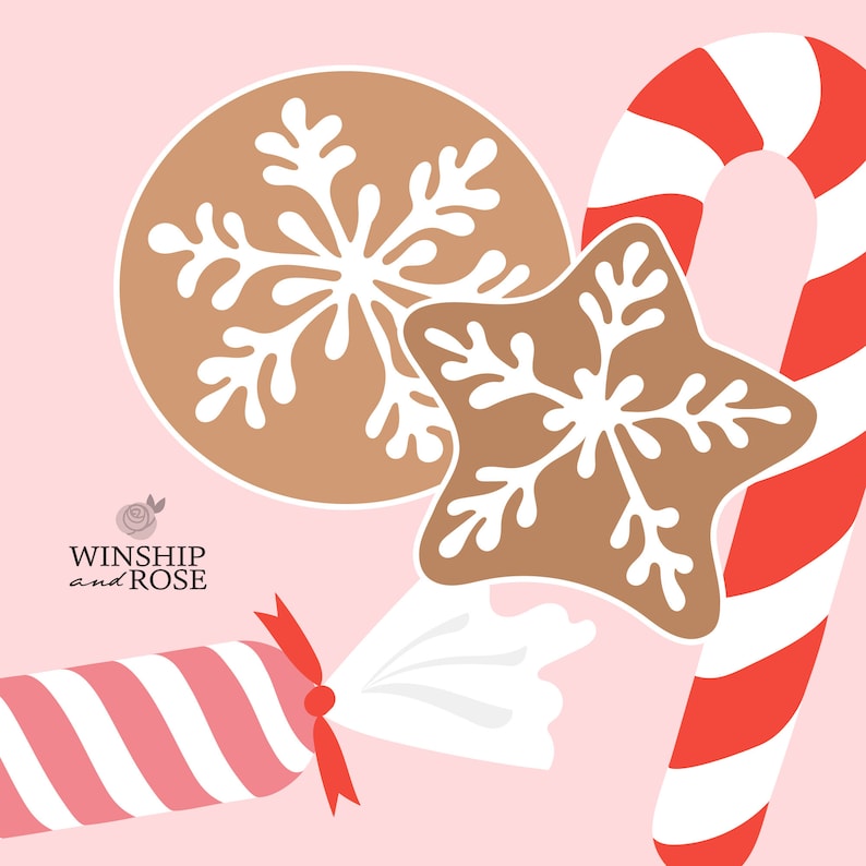 Christmas Gingerbread Candy Clip Art - Christmas Candy, Gingerbread ...