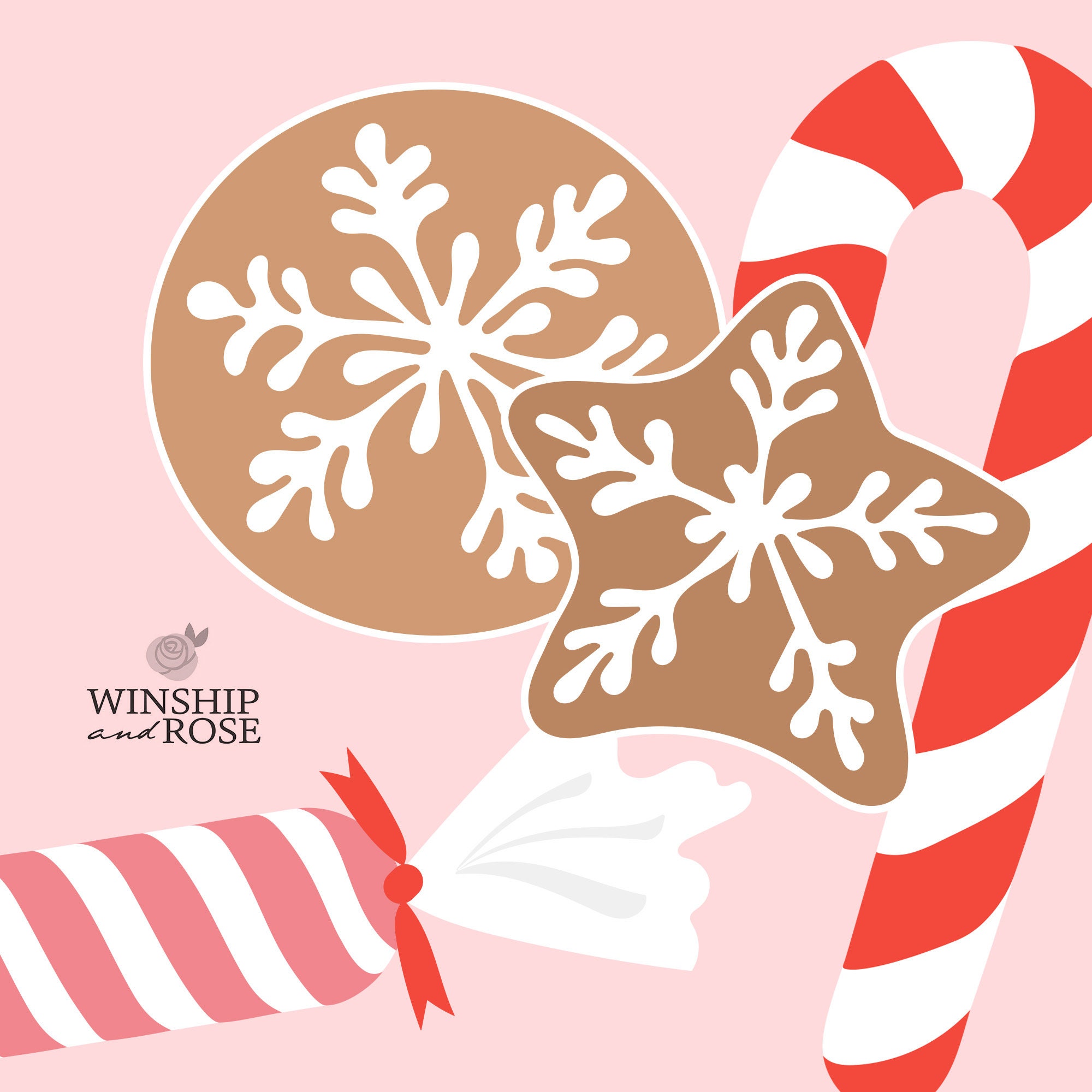 Christmas Gingerbread Candy Clip Art - Christmas Candy, Gingerbread ...