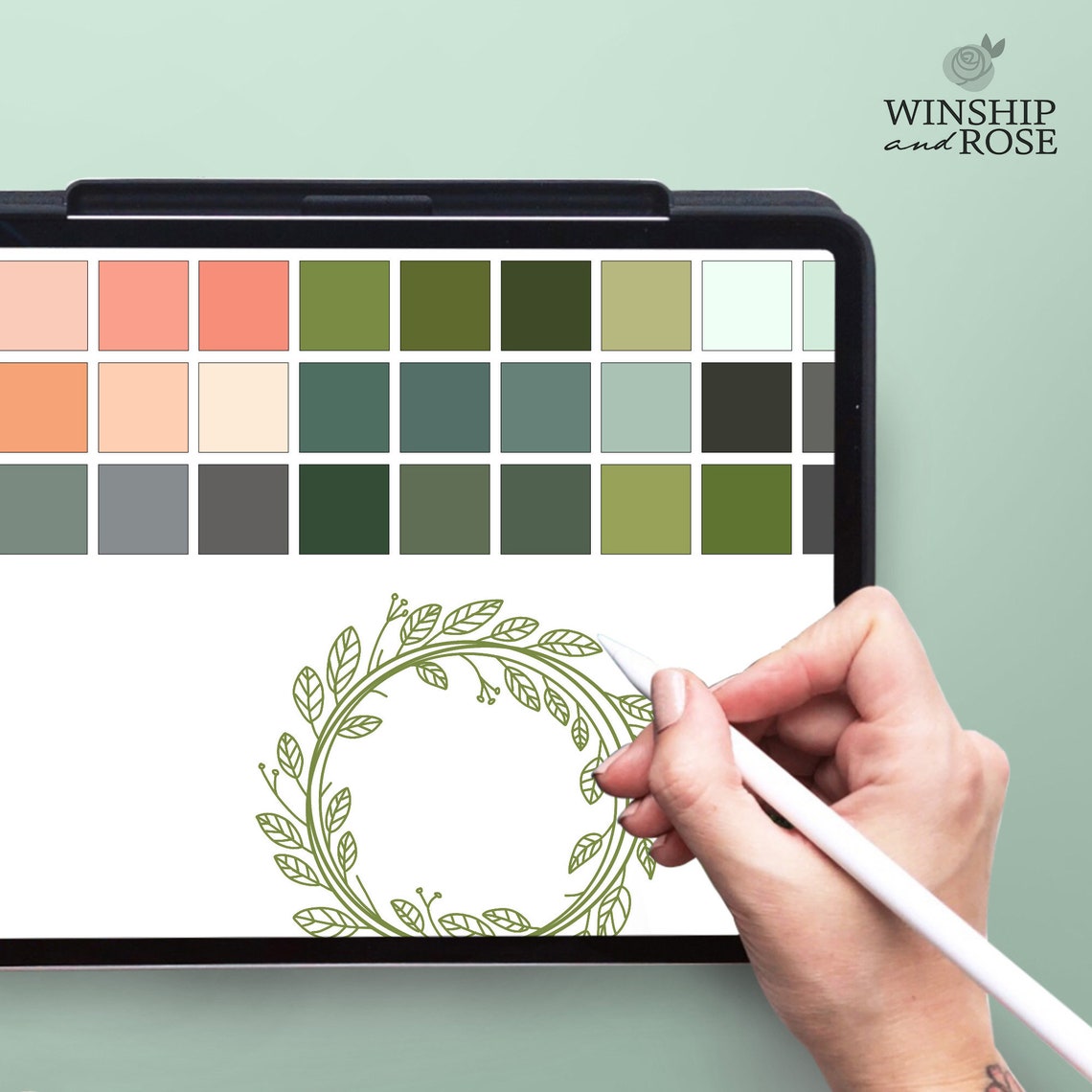 Procreate Color Palette | Color Swatches | Procreate Tools | iPad Tools ...