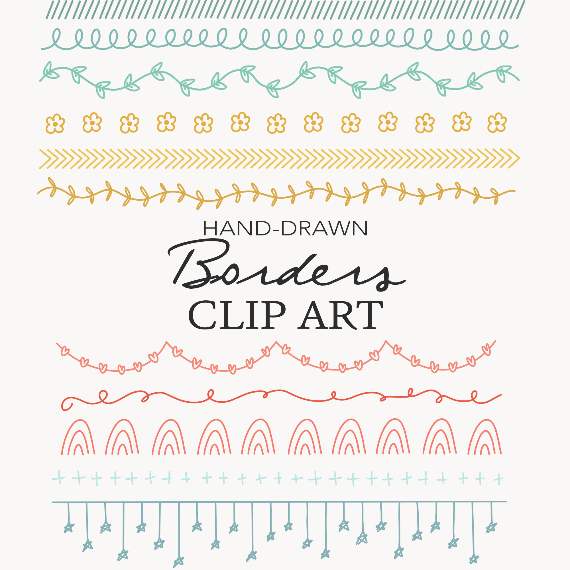 Solid Line Border Clip Art