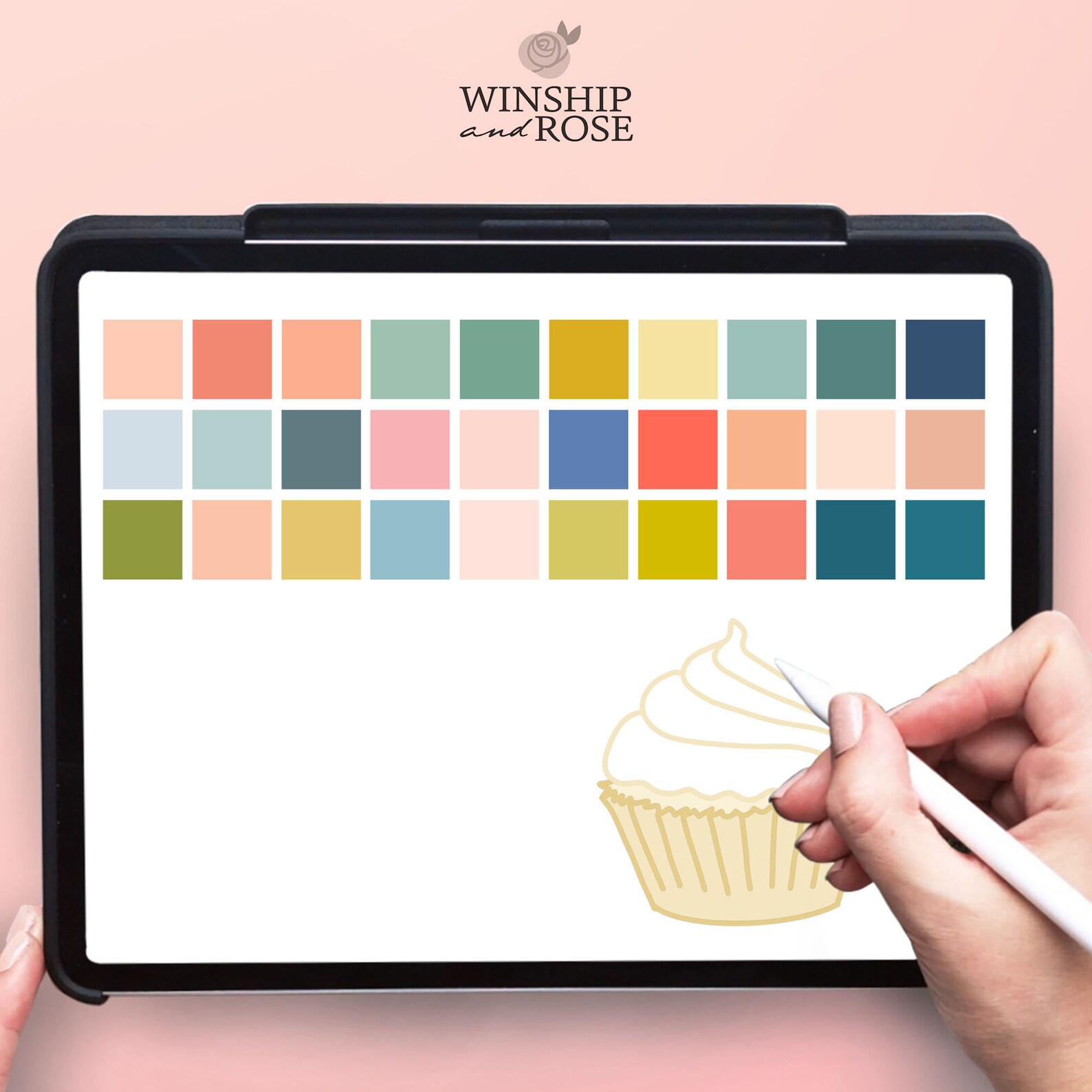 Procreate Color Palette | Color Swatches | Procreate Tools | iPad Tools ...