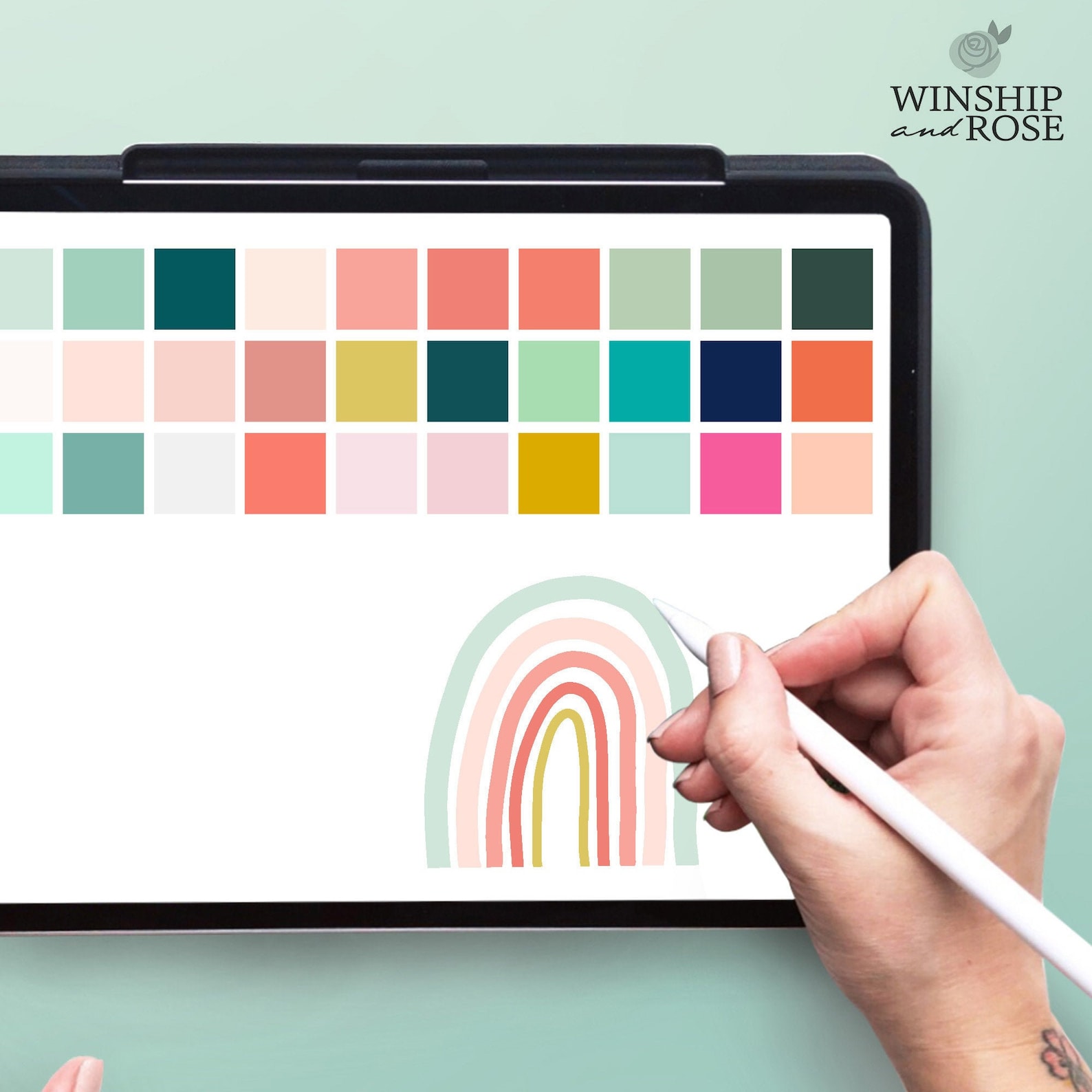 Procreate Color Palette Color Swatches Procreate Tools Ipad Tools