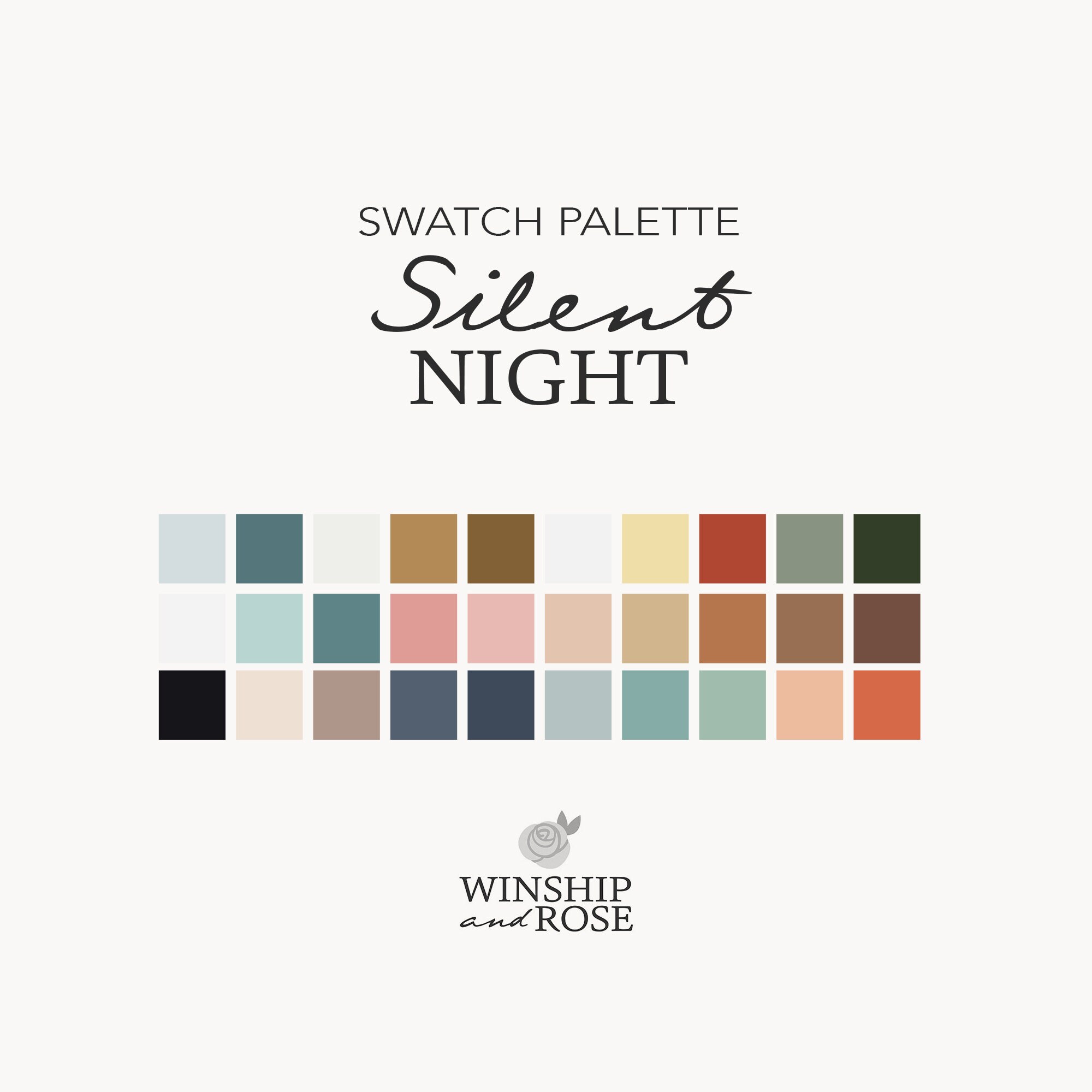 Procreate Color Palette Christmas Color Swatches Procreate Tools iPad ...