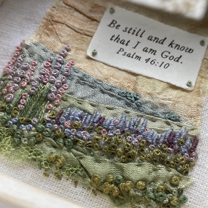 Embroidered Bible Verse Art - Etsy UK