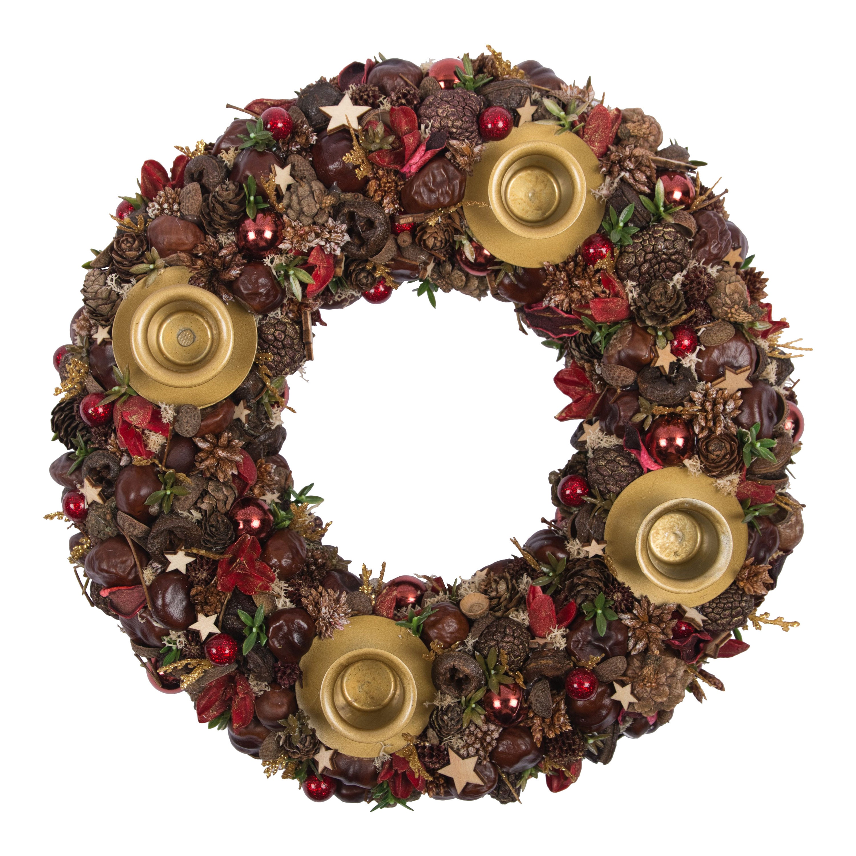 DIY Rustic Advent Wreath Tutorial, Wreath Tutorial, Christmas Wreath ...
