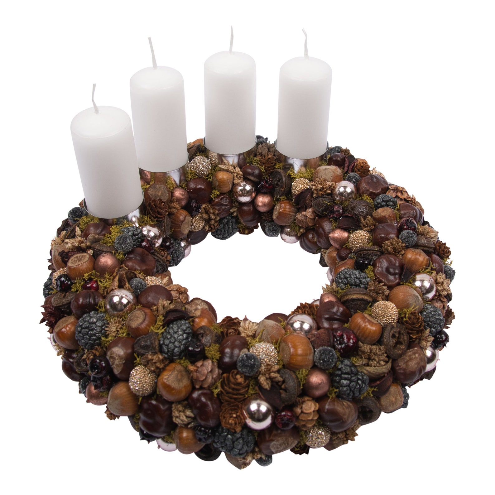 DIY Rustic Advent Wreath Tutorial, Wreath Tutorial, Christmas Wreath ...