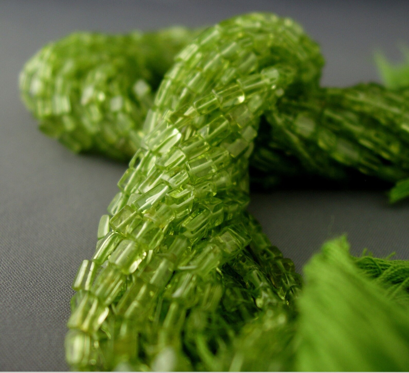 Fresh Green Color Peridot Rectangle 4x5mm Natural Color Approx | Etsy