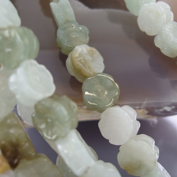 Carved Jade Bead - Etsy