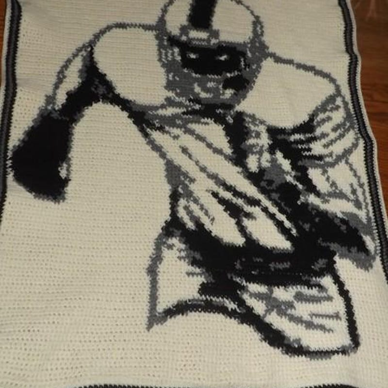 Football Afghan - Etsy
