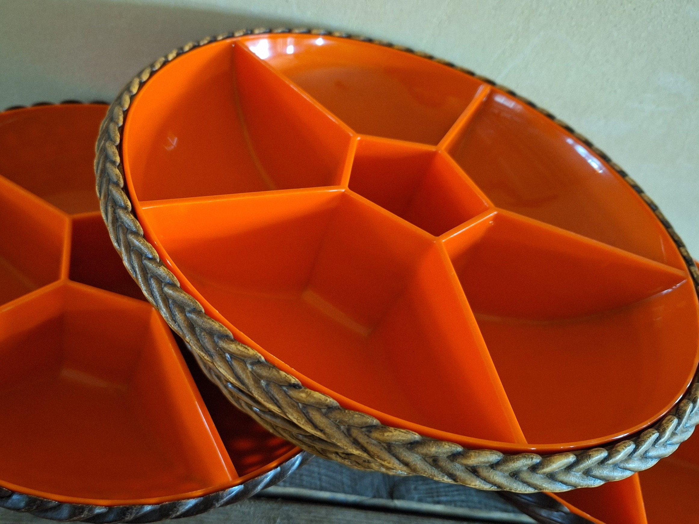 Emsa Plastic Snack Dish, Emsa Orange Serving Dish, Plastic Kitchenware ...