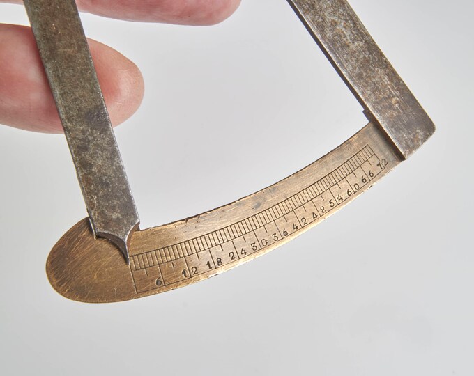 Antique Steel and Brass Measuring Gauge Possibly for Diamonds - Etsy