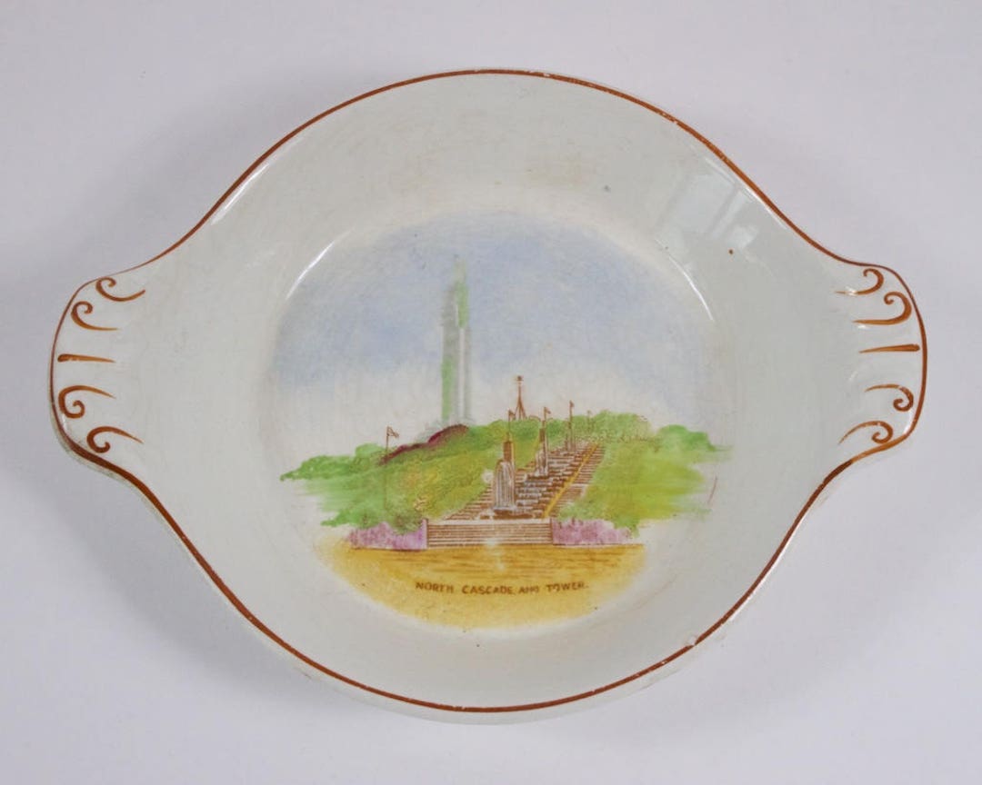 Antique Art Deco Goss Glasgow 1938 Empire Exhibition Goss Pottery Bowl ...
