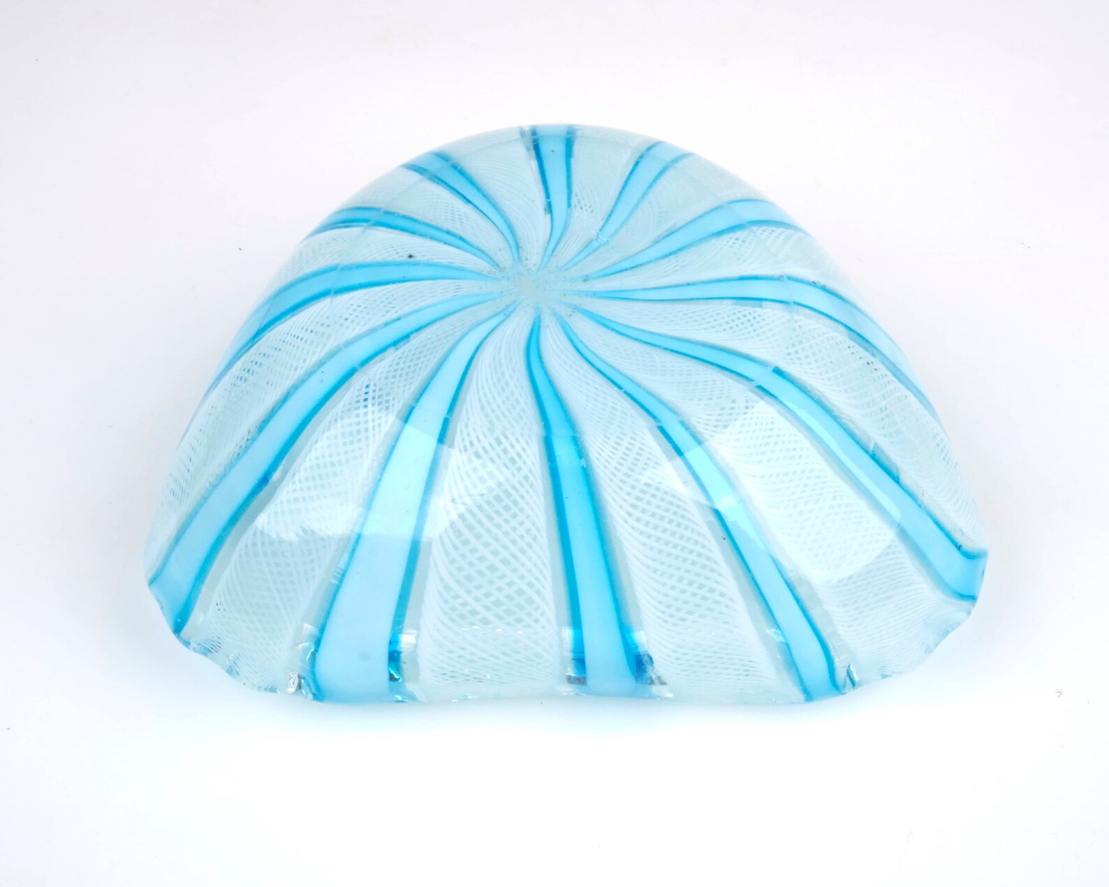 Antique 1950-60s Venetian Murano Filigrana a Retortoli Glass Bowl. - Etsy