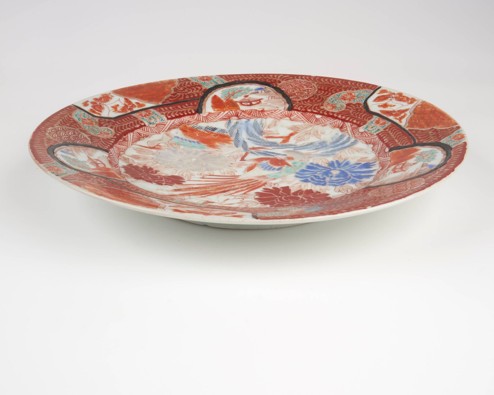 Antique 19th Century Japanese Arita Imari Enamelled Porcelain Plate. No ...