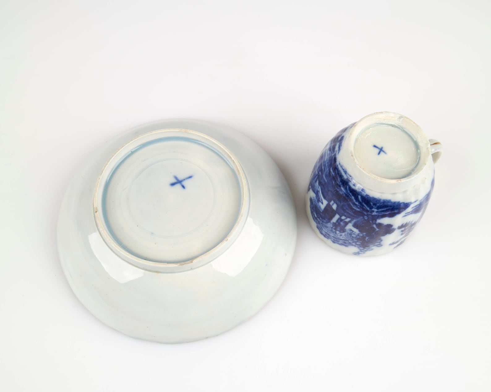 Antique Spode Transfer Printed 'boy on a Buffalo' Blue - Etsy