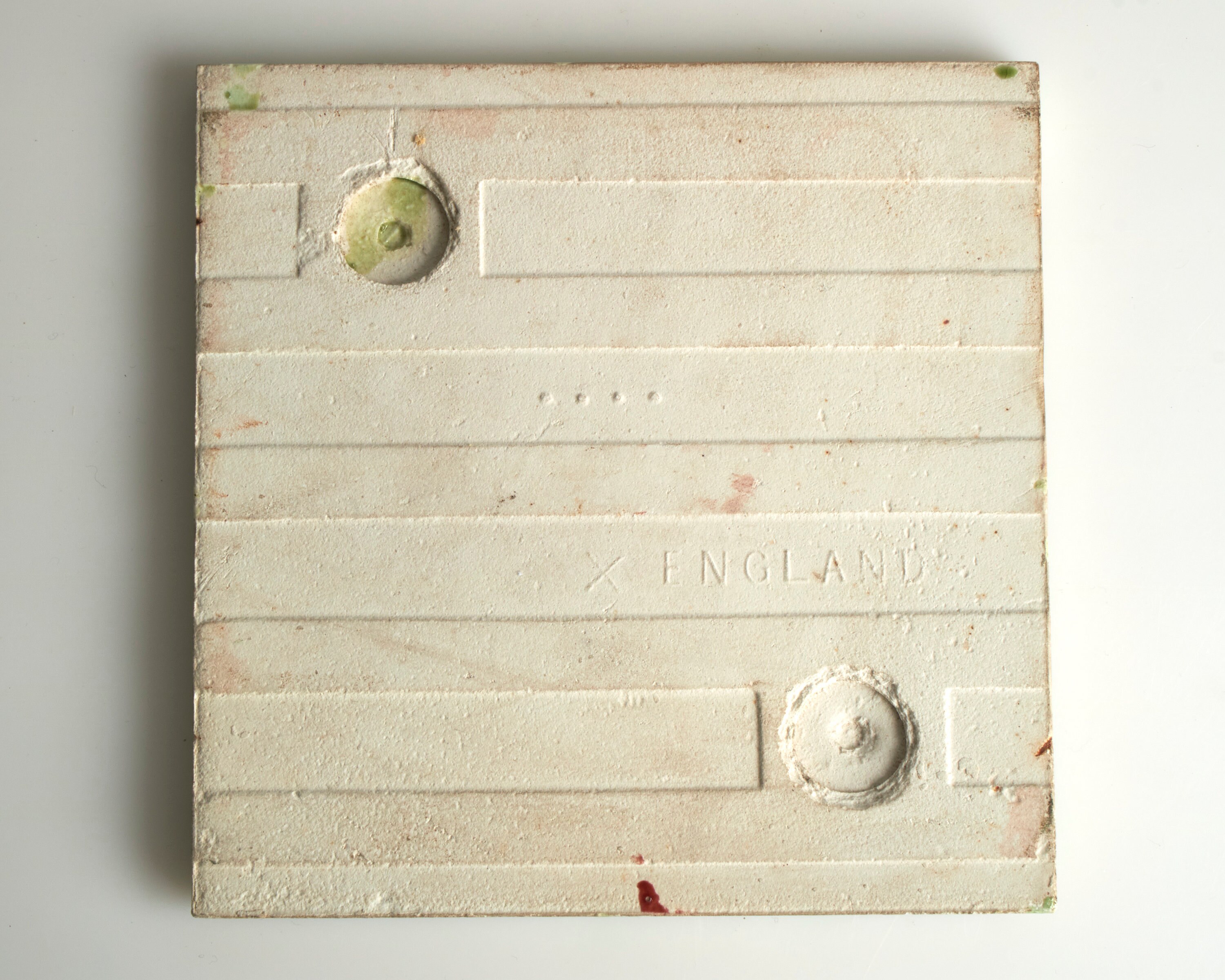 Antique 1900s Malkin Tile Co. Art Nouveau Cherry / Flower Pottery Tile ...