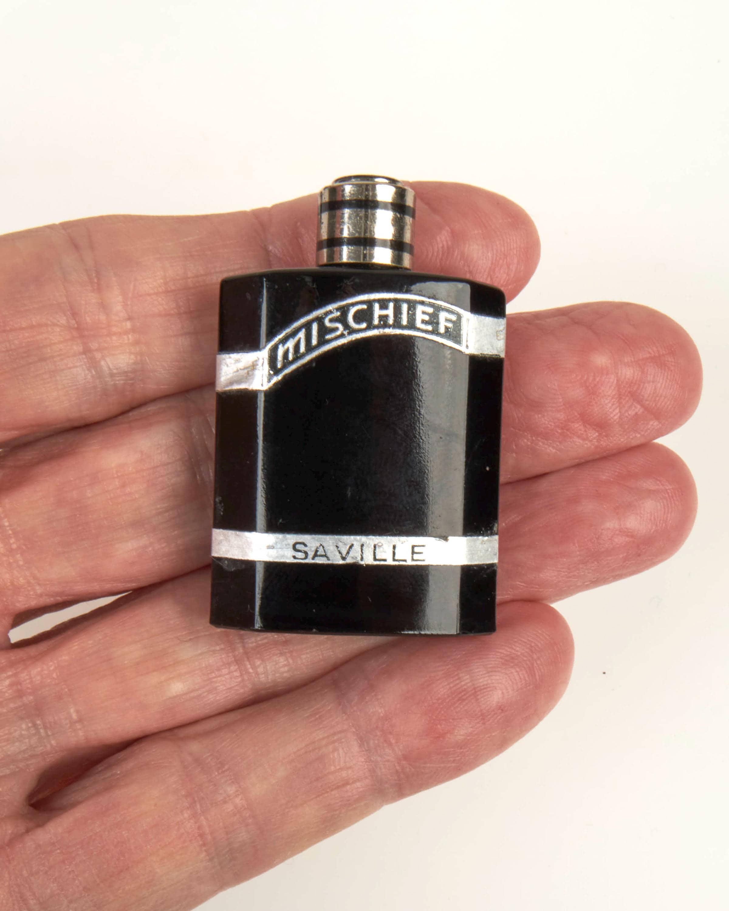 Vintage 1930s Art Deco Saville Mischief Bakelite Top Hat Perfume Bottle ...