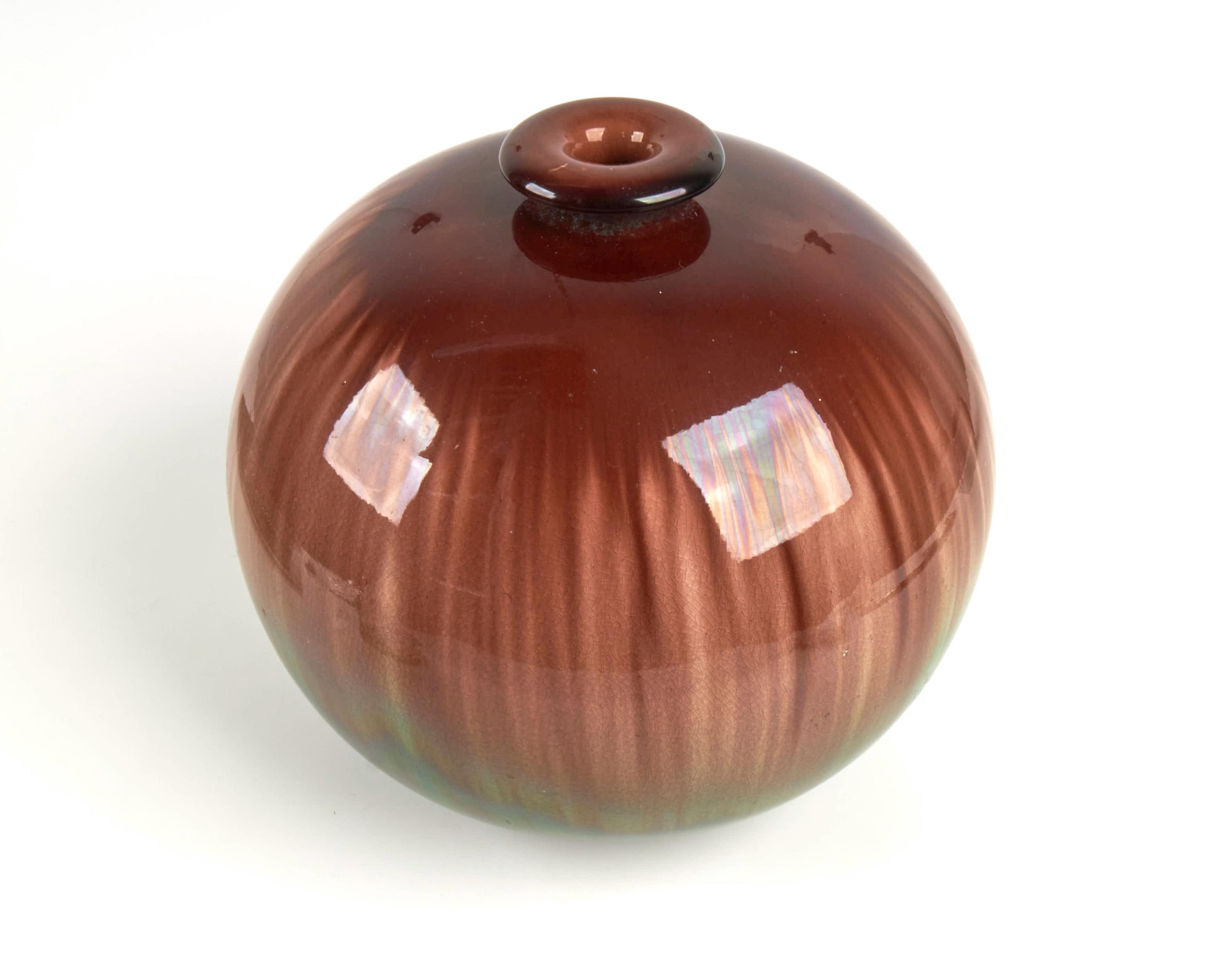 Antique 1870-80s Ault Pottery Vase Probably Designed by Christopher ...