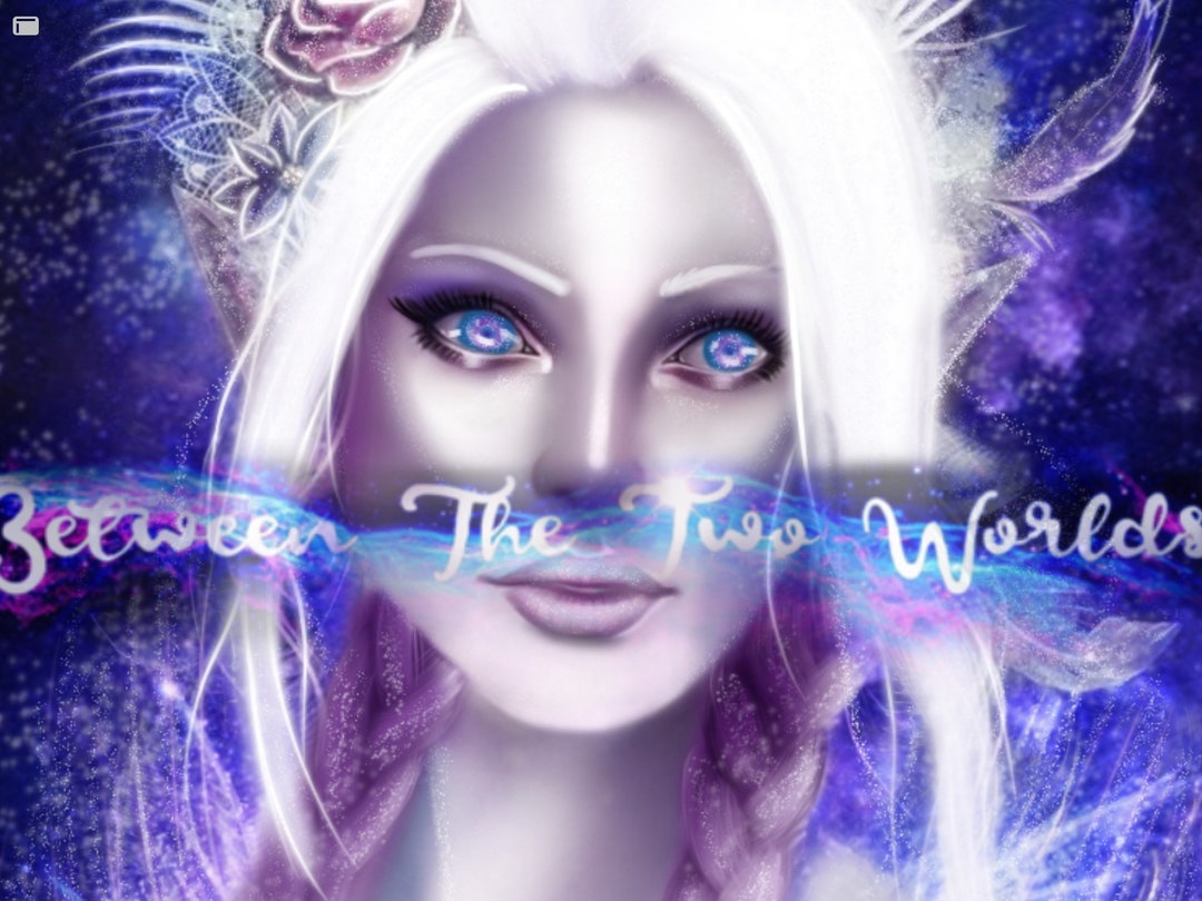 Celestial Elf Goddess Fantasy Art Print – Mystical Cosmic Fairy Wall ...