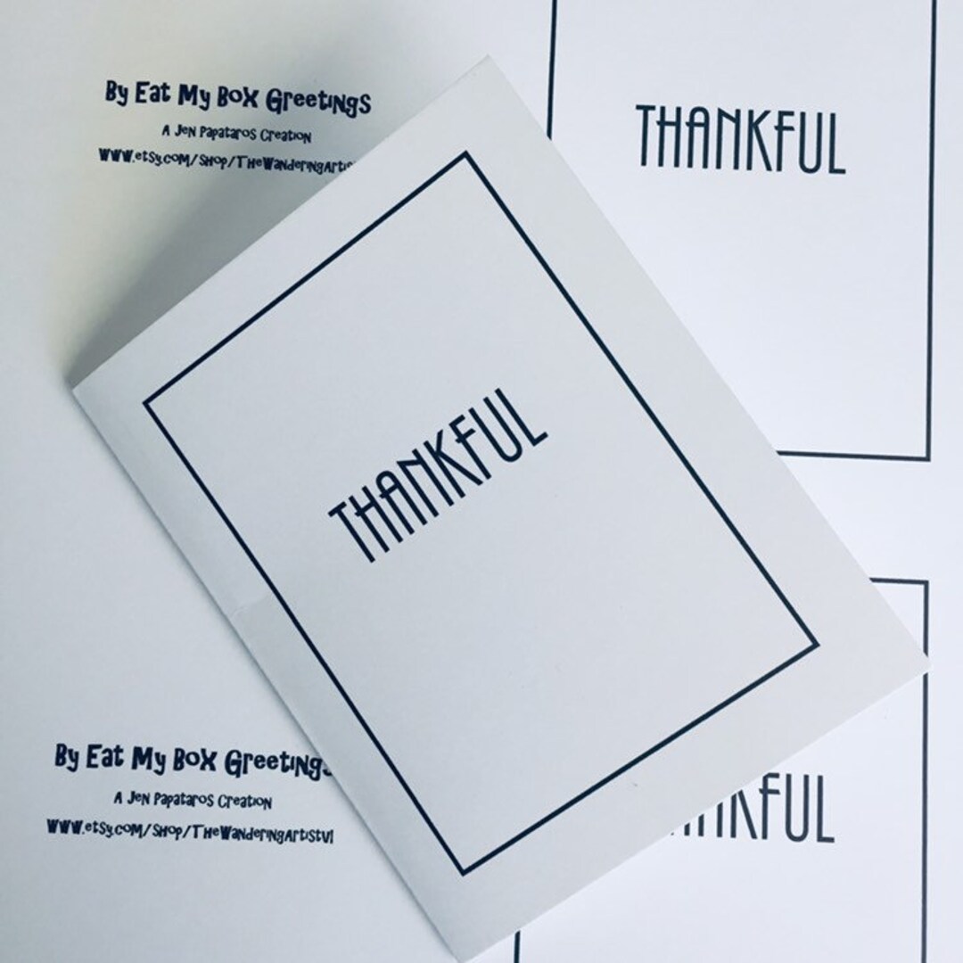 Tarjetas de agradecimiento de Eat My Box Greeting - Etsy España