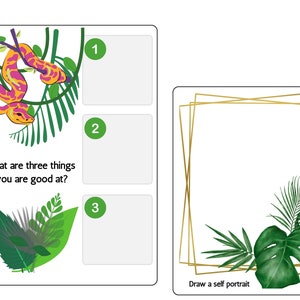 Jungle Themed Writing Prompts for Kids, Printable Sheets for Kids ...