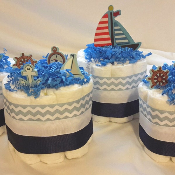 Nautical Diaper Cake - Etsy